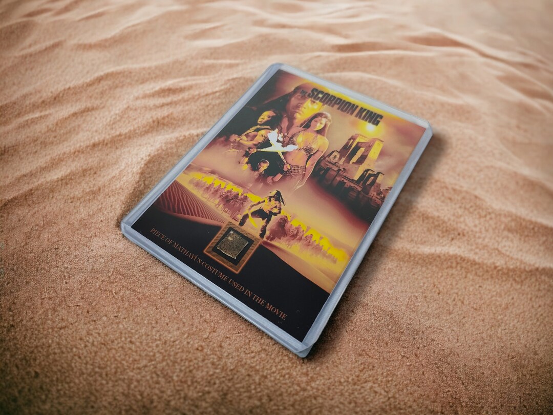 The Scorpion King Mathayus Costume Piece Mini Display Screen Used Coa ...