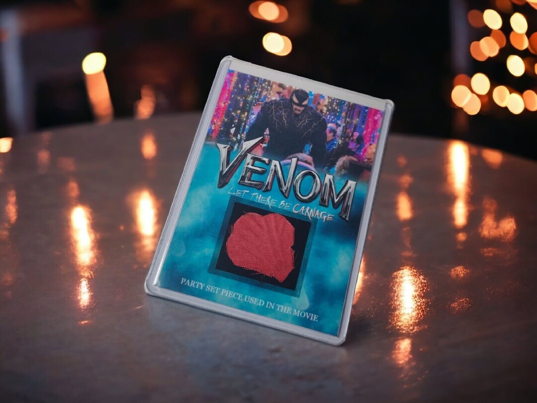 Venom 2 Party Set Piece Mini Display Screen Used Tom Hardy Movie Prop ...