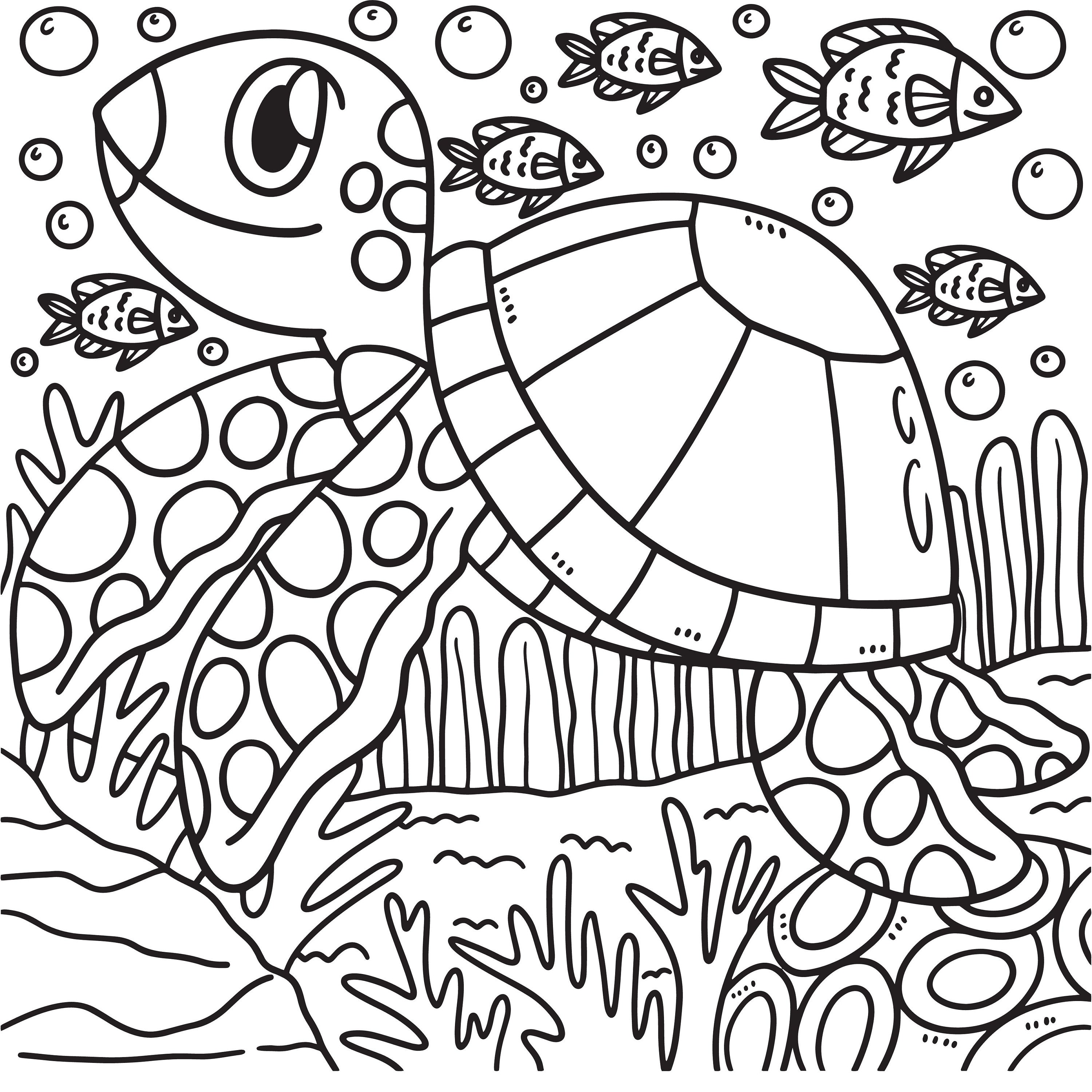 Printable Oceanlife Coloring Pages for Kids, Sea Life Coloring Pages ...