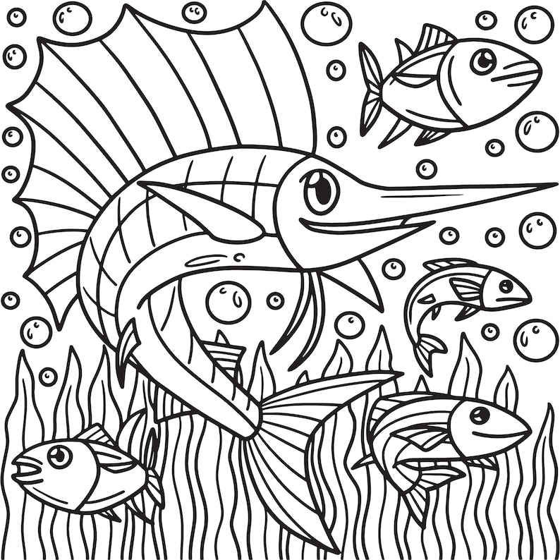Printable Oceanlife Coloring Pages for Kids, Sea Life Coloring Pages ...