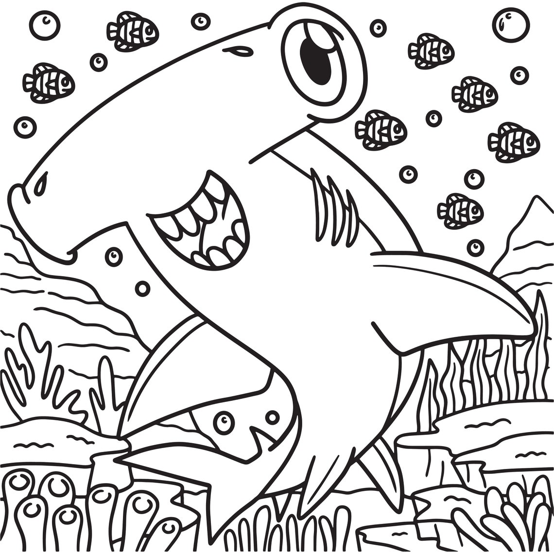 Printable Oceanlife Coloring Pages for Kids, Sea Life Coloring Pages ...