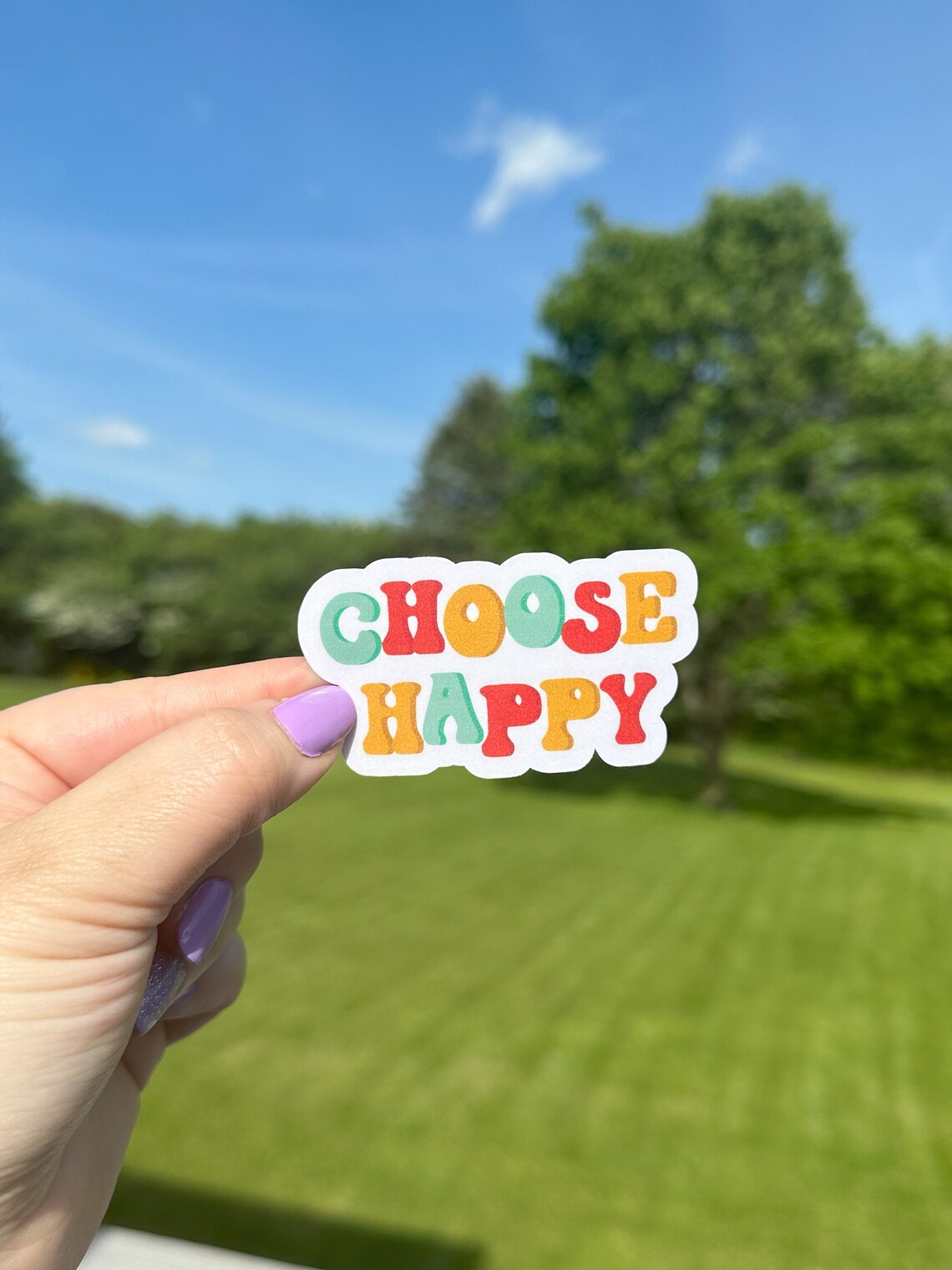Positivity Sticker, Choose Happy, Love Sticker, Positive Sticker ...