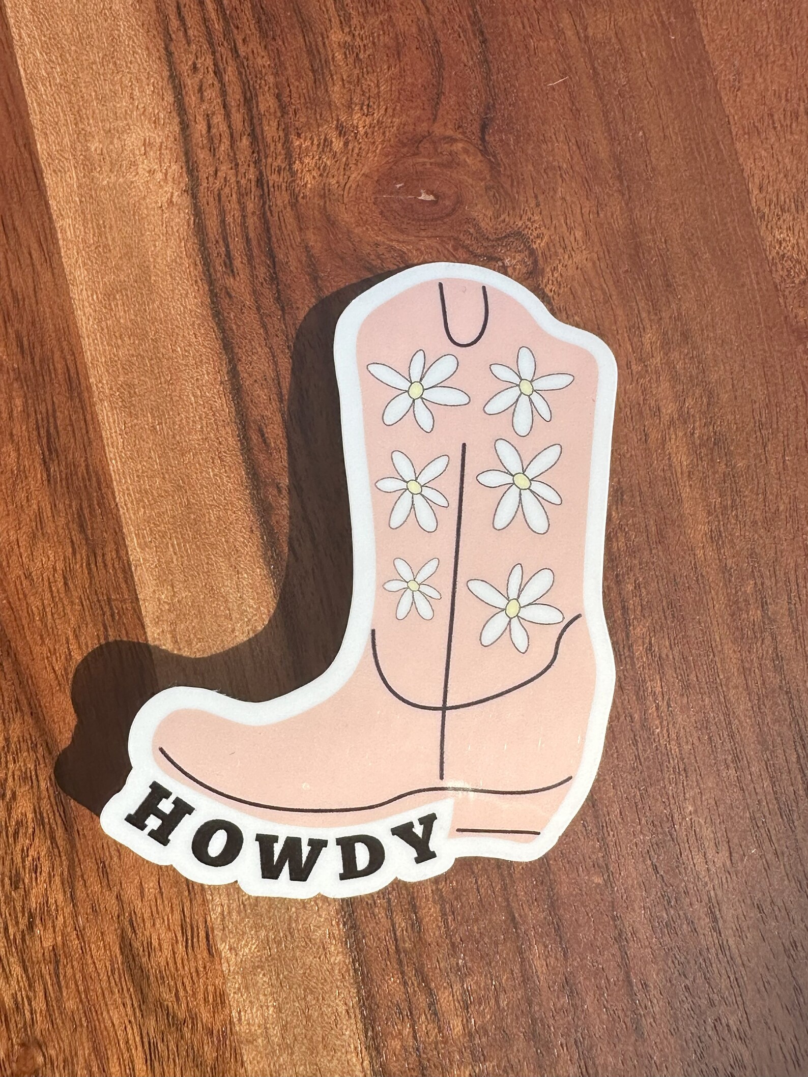Howdy Boot Sticker, Howdy Sticker, Western Sticker, Boot Sticker ...