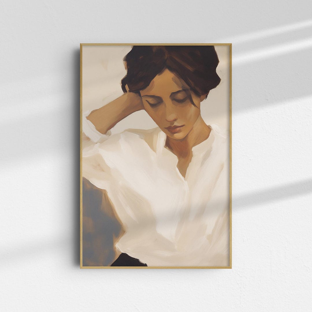 A Portrait at Peace - Giclée Fine Art Print - Etsy