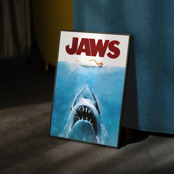 Jaws Poster - Etsy