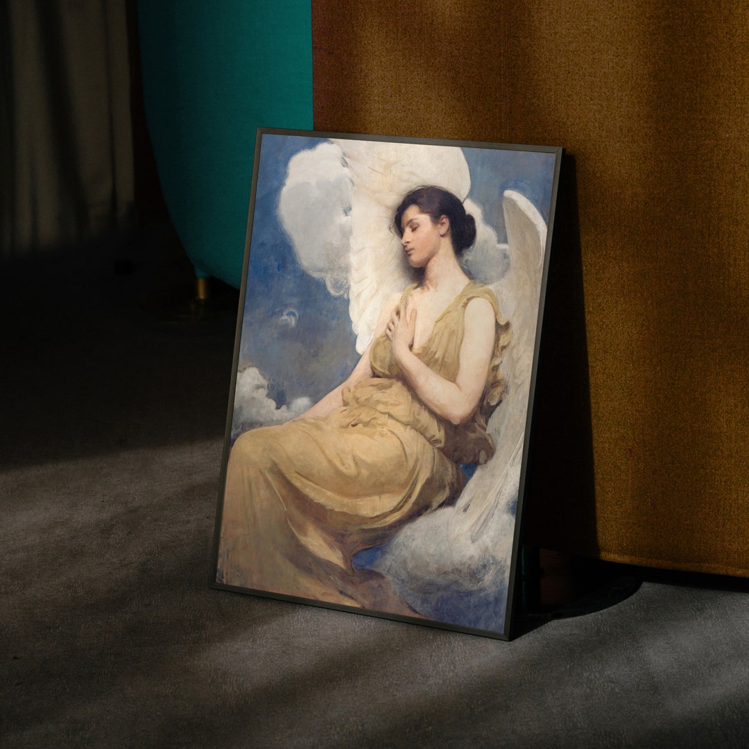 Winged Figure by Abbott Handerson Thayer 1889 High Quality Print ...