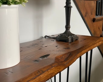 Entryway Table Handmade With Real Distressed Wood 36"- 60" in Length ...