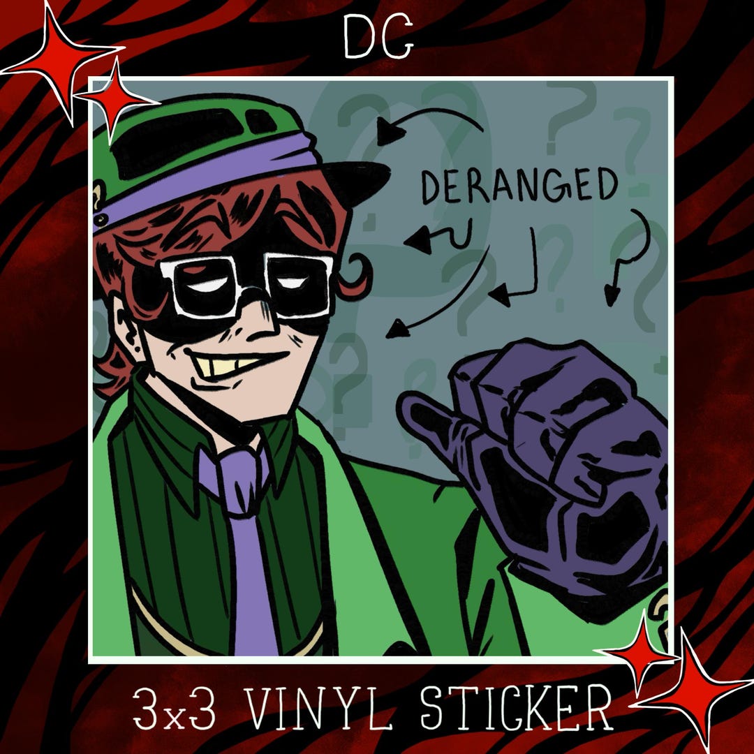 RIDDLER 3x3 Vinyl Sticker - Etsy