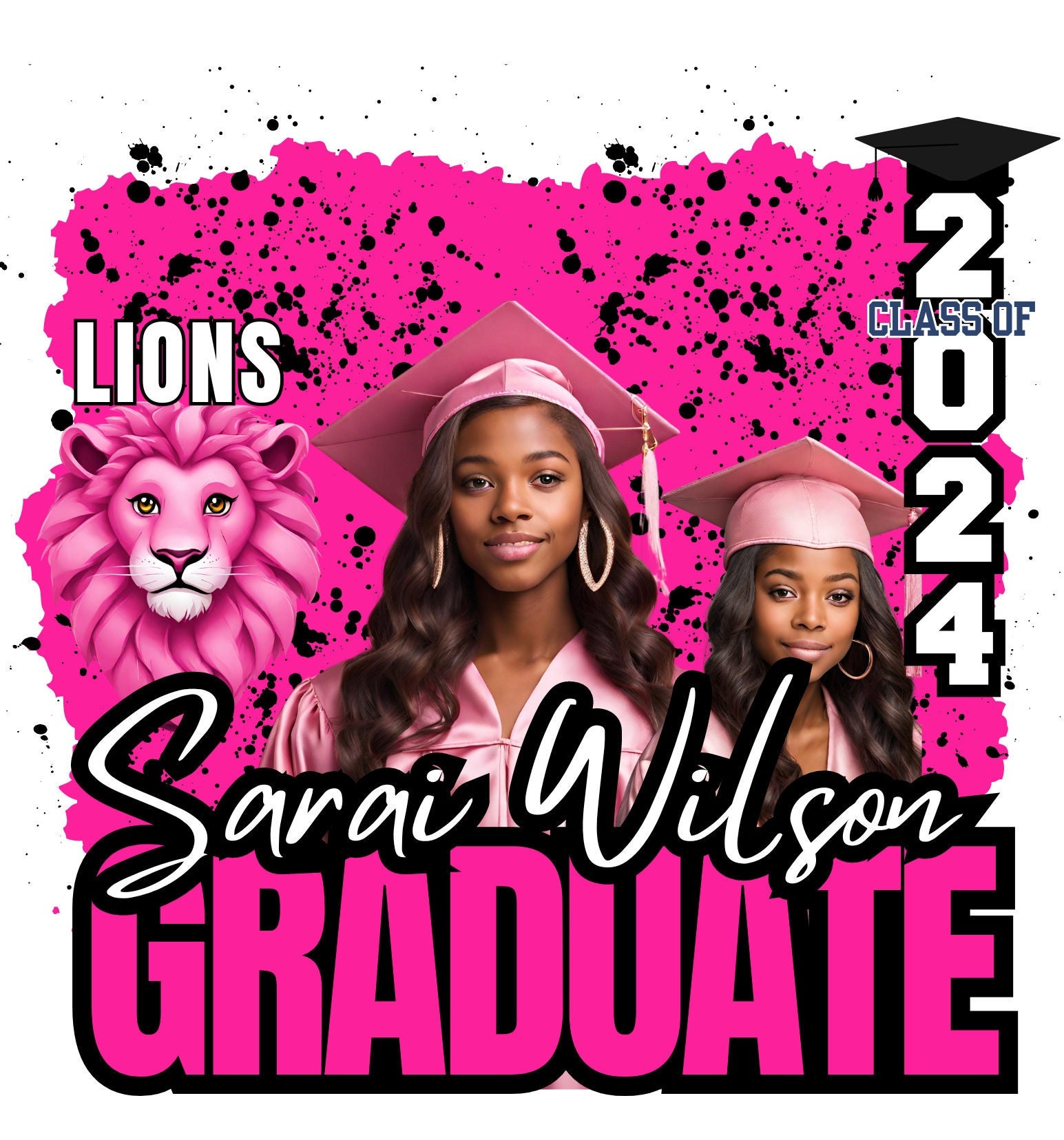 3 Editable Senior Graduation Templates - Etsy