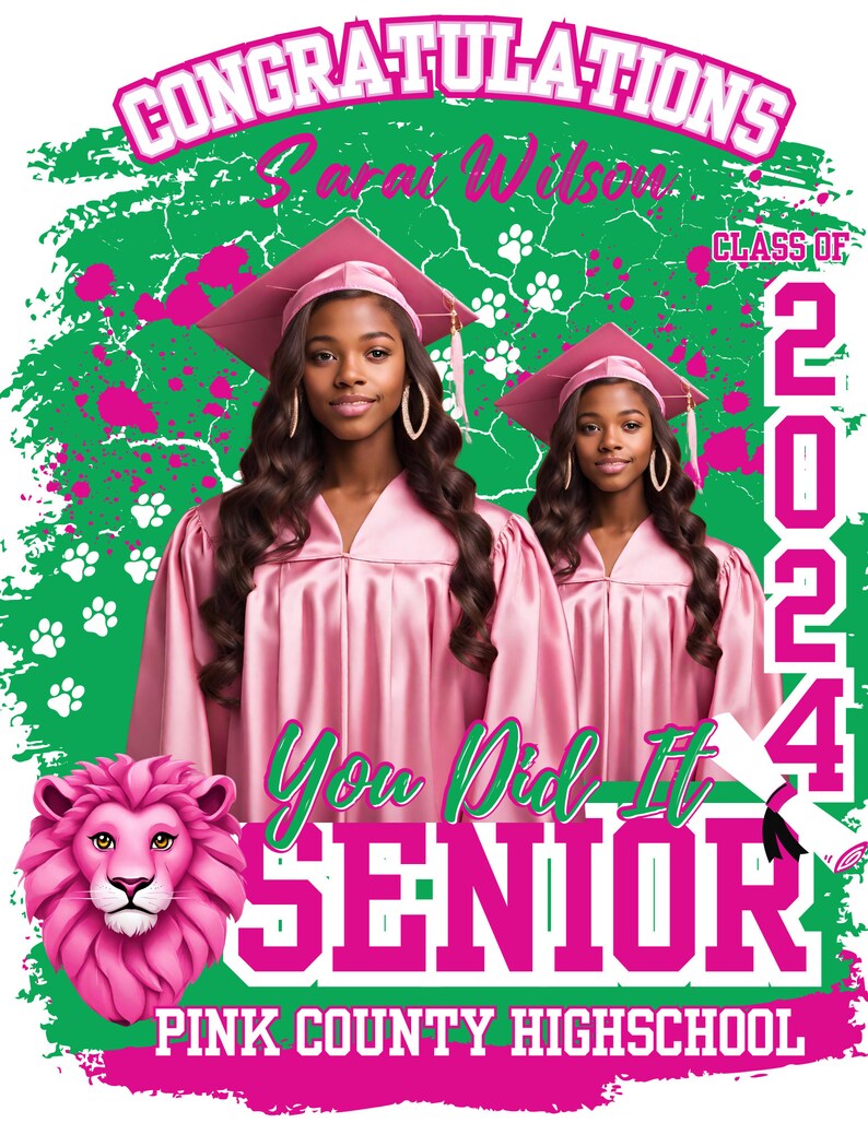 3 Editable Senior Graduation Templates - Etsy