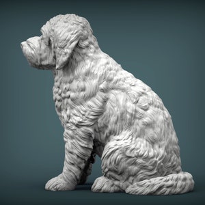Goldendoodle Figurine Dog, Minimalist Dog Statue, Unique Gift, Memorial ...