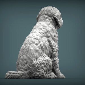 Goldendoodle Figurine Dog, Minimalist Dog Statue, Unique Gift, Memorial ...