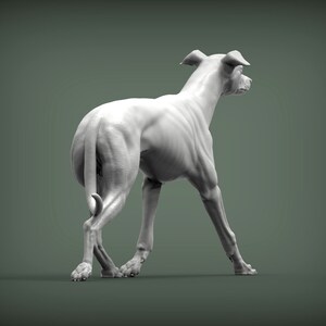 Whippet Figurine Dog, Minimalist Dog Statue, Unique Gift, Memorial Dog ...