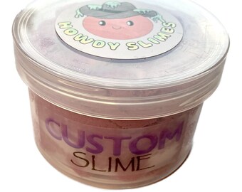 Design Your Own Cloud Slime Free Squishy Custom Cloud Slime Color Scent Additives - Etsy