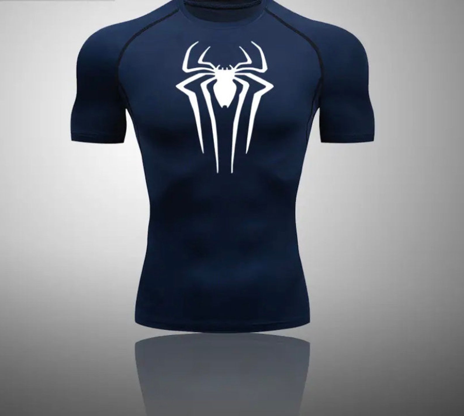 Spider-man Compression T-shirt | Breathable Gym T-shirt - Etsy