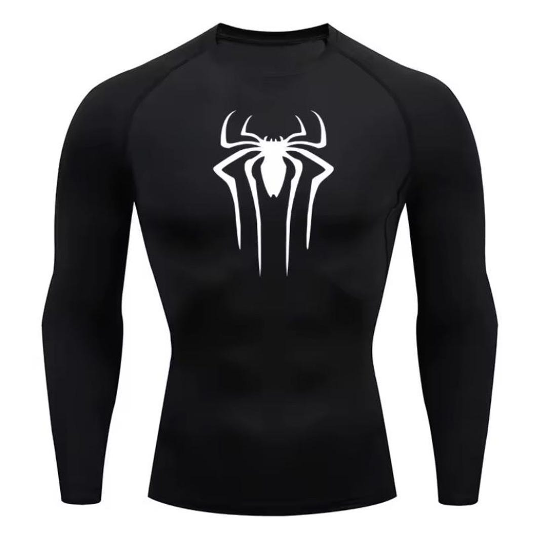 Spider-man Compression Shirt | Breathable Gym Long Sleeve - Etsy