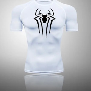 Spider-man Compression T-shirt | Breathable Gym T-shirt - Etsy