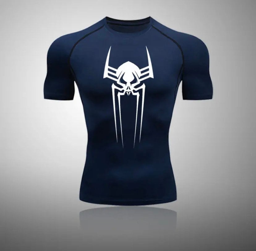 Spider-man Compression T-shirt | Breathable Gym T-shirt - Etsy