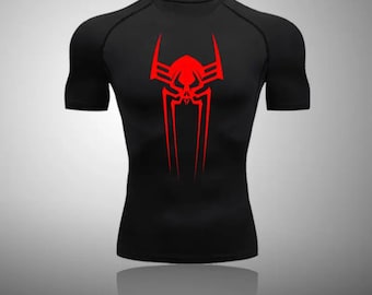 Spider-man Compression T-shirt | Breathable Gym T-shirt - Etsy