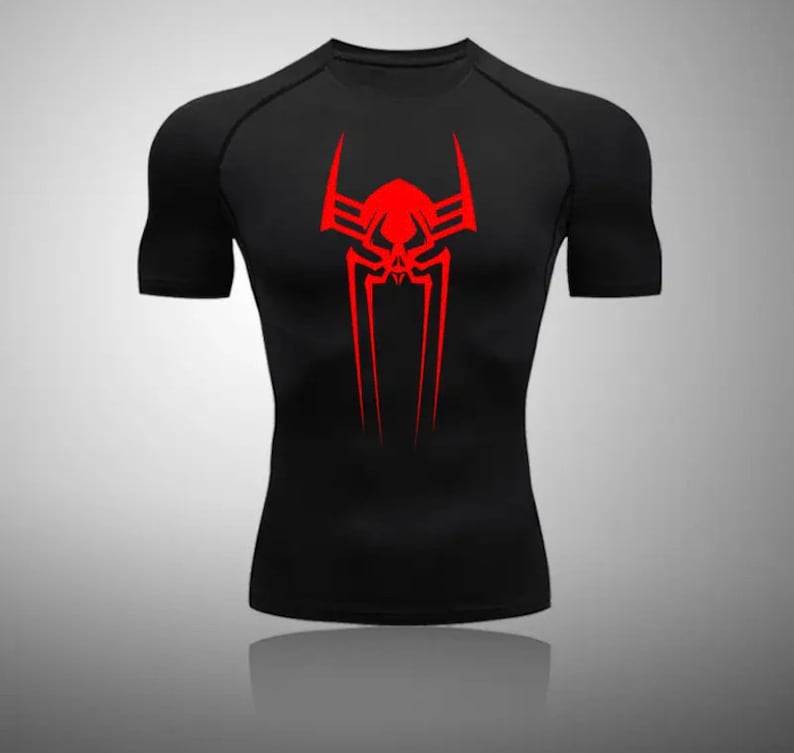 Spider-man Compression T-shirt | Breathable Gym T-shirt - Etsy