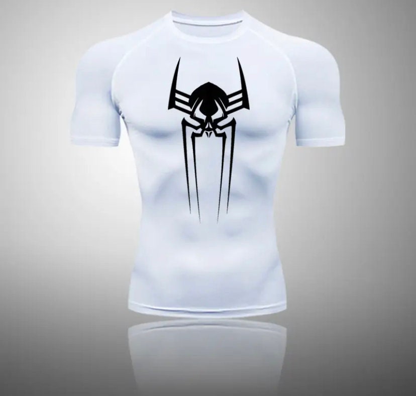 Spider-man Compression T-shirt | Breathable Gym T-shirt - Etsy