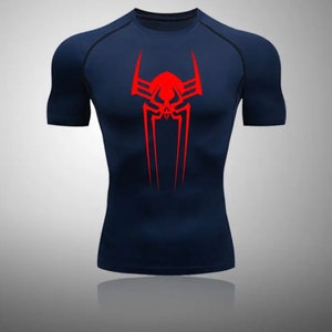 Spider-man Compression T-shirt | Breathable Gym T-shirt - Etsy