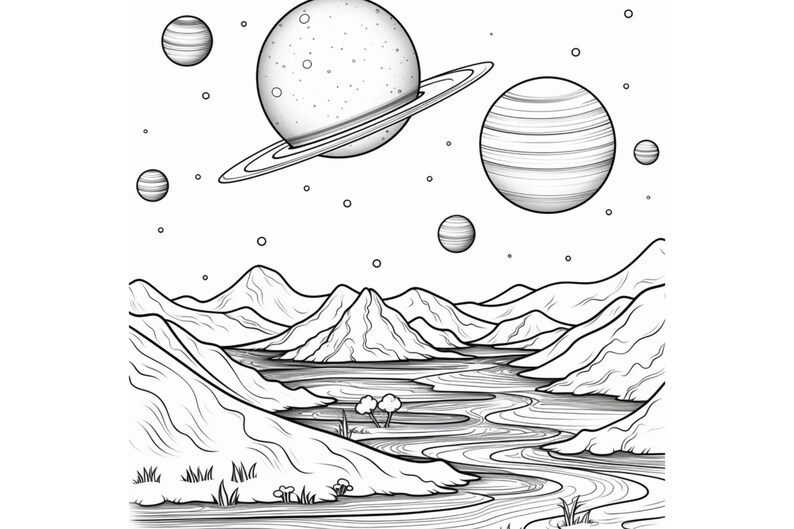 Exploring the Milky Way Planets Flash Cards Kids' Learning PDF Space ...