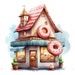 Watercolor Donut Bakery Clipart Bakery Shop 10 Clipart - Etsy