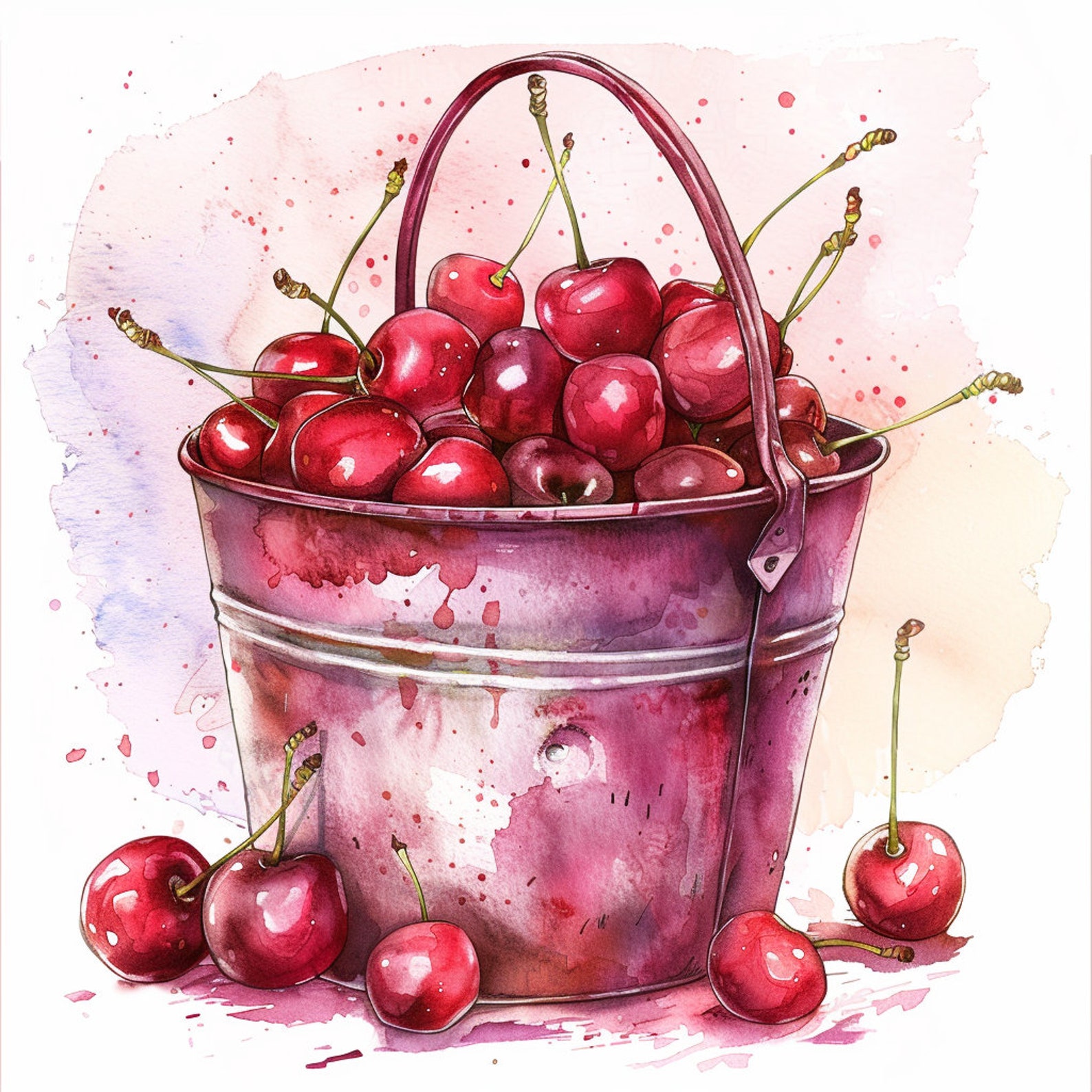 12 Cherry Png Graphics Bundle, Cherry Clipart, Fruit Png Designs ...