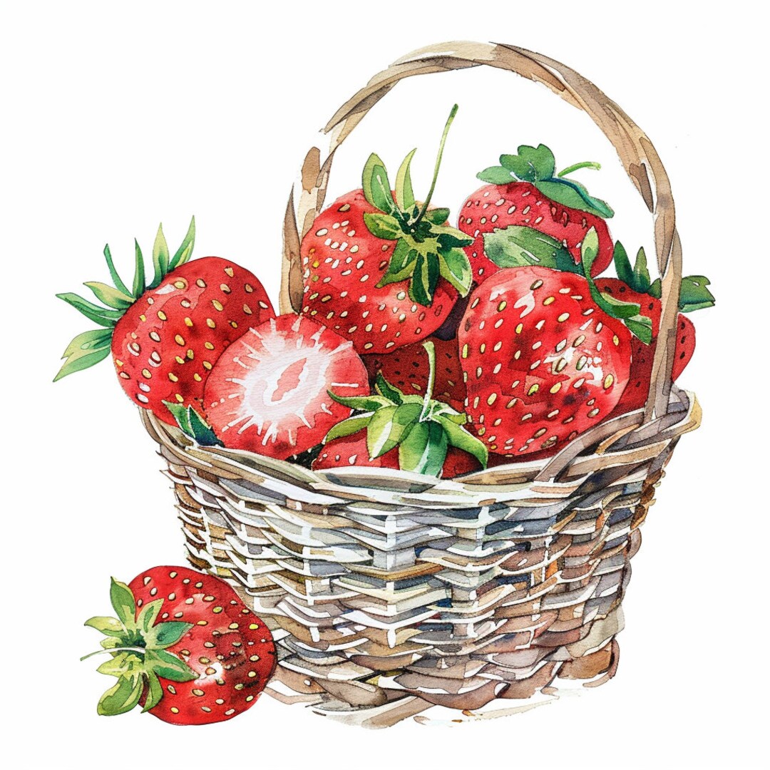 12 Strawberry Graphics Bundle, Strawberry Png Clipart, Trending Png ...