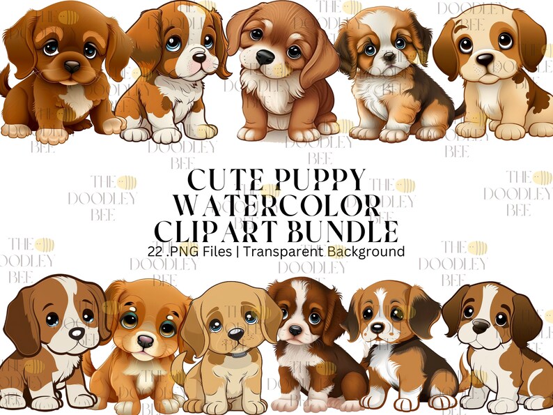 22 Cute Puppy Clipart Cute Dog Clipart Puppy Clip Art - Etsy