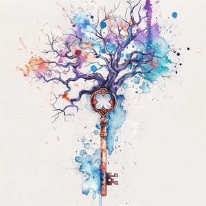 12 Enchanted Keys Clipart, High Quality Pngs, Digital Download ...