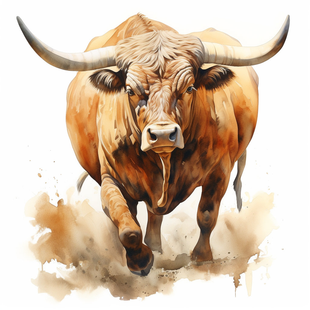 Bull Clipart, 12 High Quality Pngs, Digital Download, Card Making ...