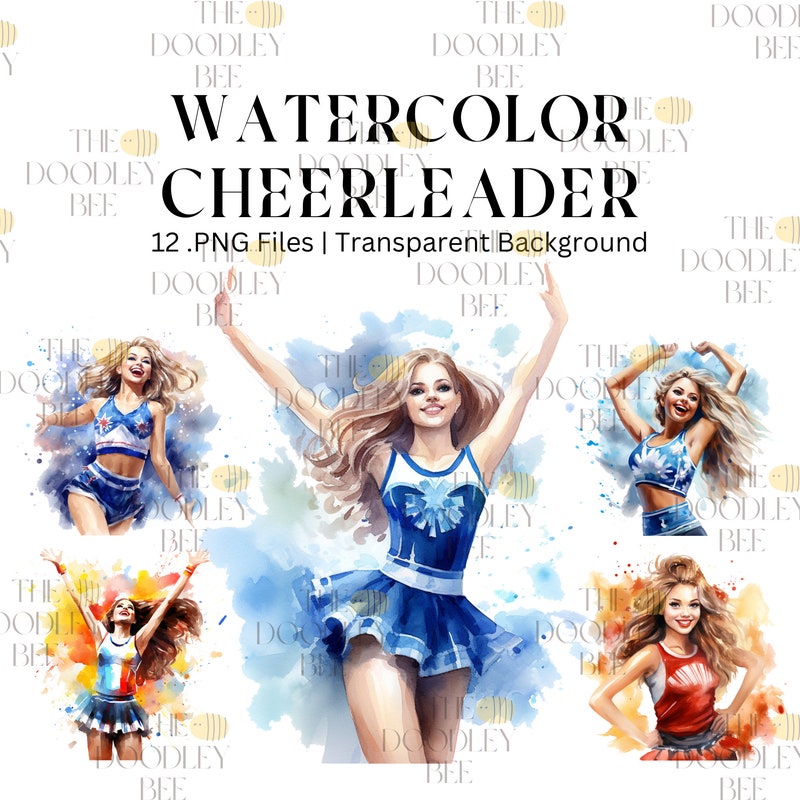 Cheerleader Clip Art - Etsy