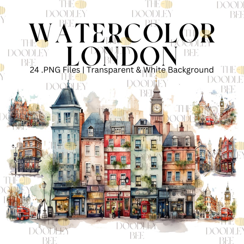 London Clipart - Etsy