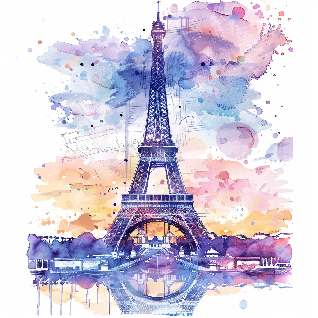 Romantic Paris Clipart Bundle, Paris Cafe Cliparts, Transparent ...