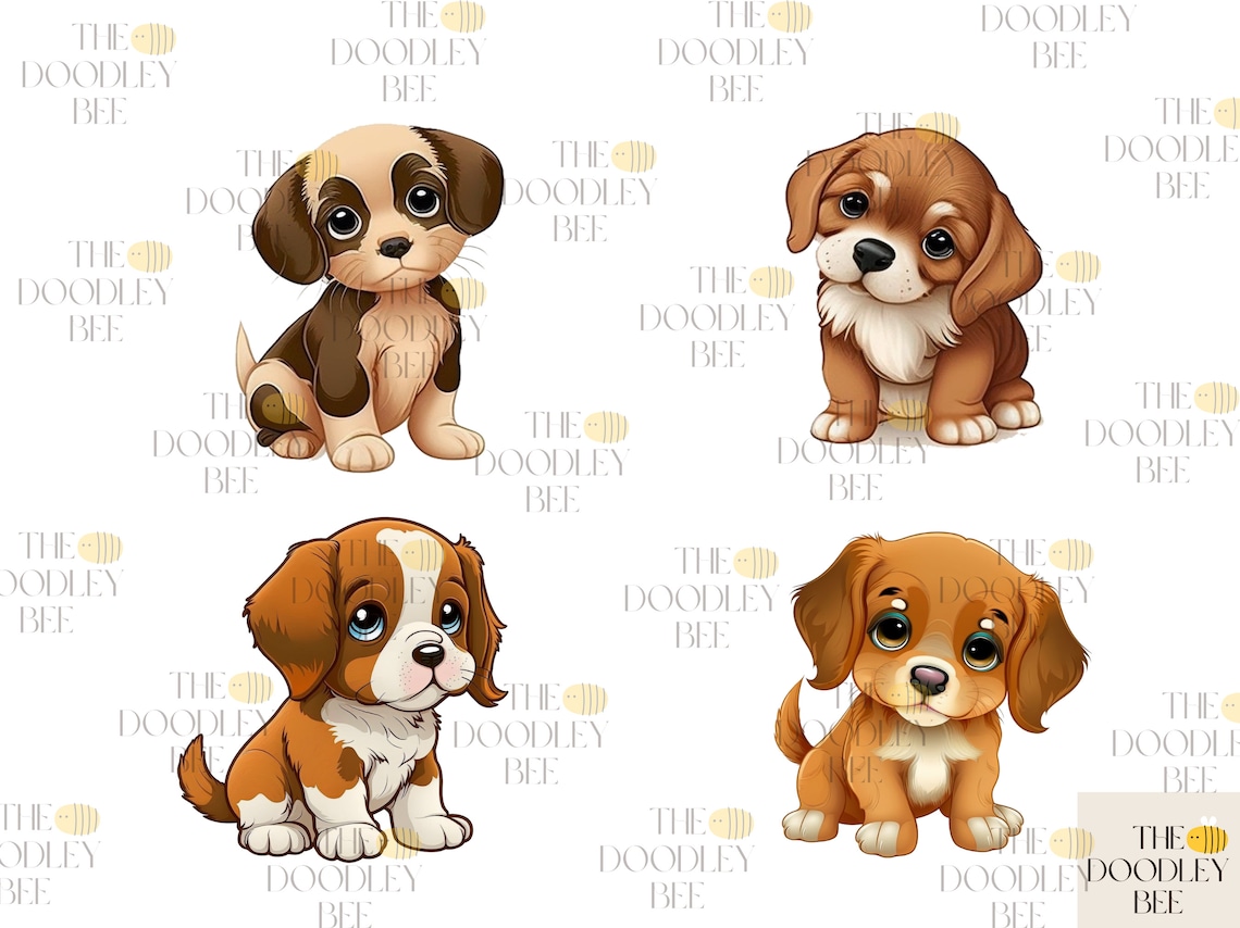 22 Cute Puppy Clipart Cute Dog Clipart Puppy Clip Art - Etsy