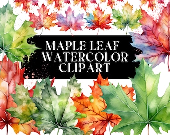 Canada Clipart Watercolor Digital Download Travel Canadian - Etsy