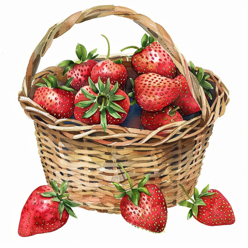 12 Strawberry Graphics Bundle, Strawberry Png Clipart, Trending Png ...
