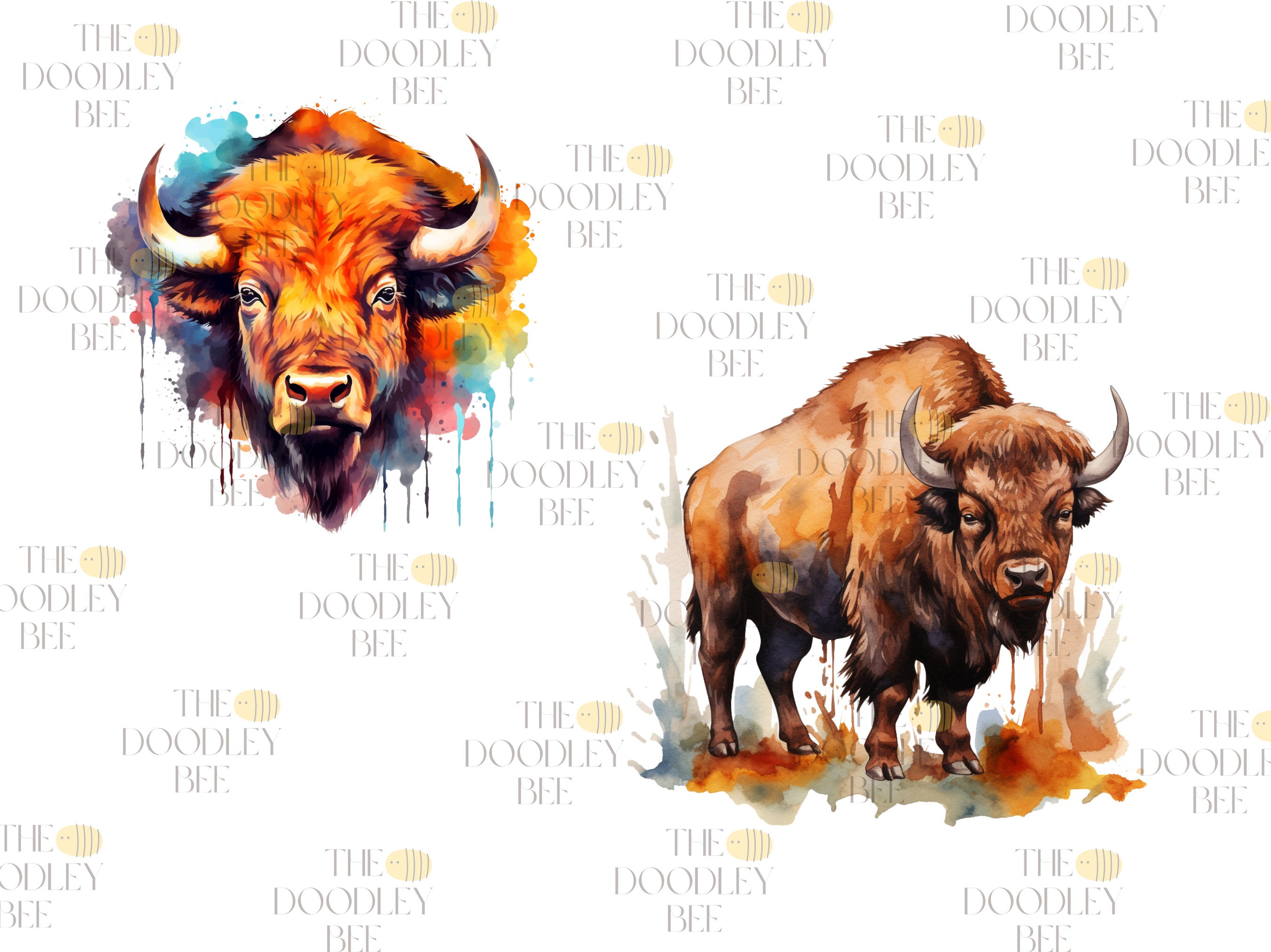 16 European Bison Clipart High-quality Images Wall Art - Etsy