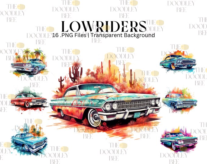 1964 Ford Galaxie Lowrider / Lowrider Art / Chicano Art / Digital Art ...