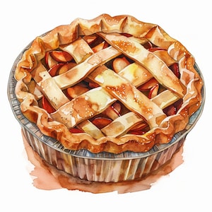 12 Apple Pie Clipart, High Quality Pngs, Nursery Art | Card Making ...
