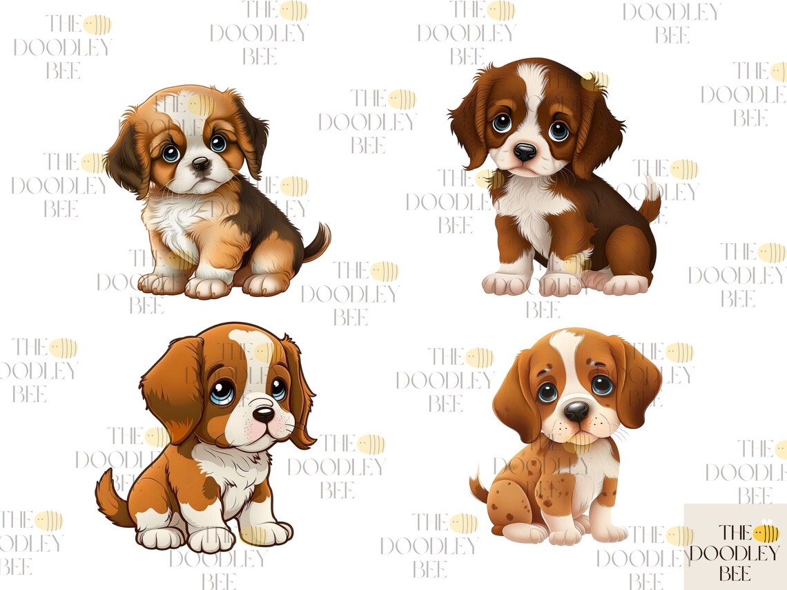 22 Cute Puppy Clipart Cute Dog Clipart Puppy Clip Art - Etsy