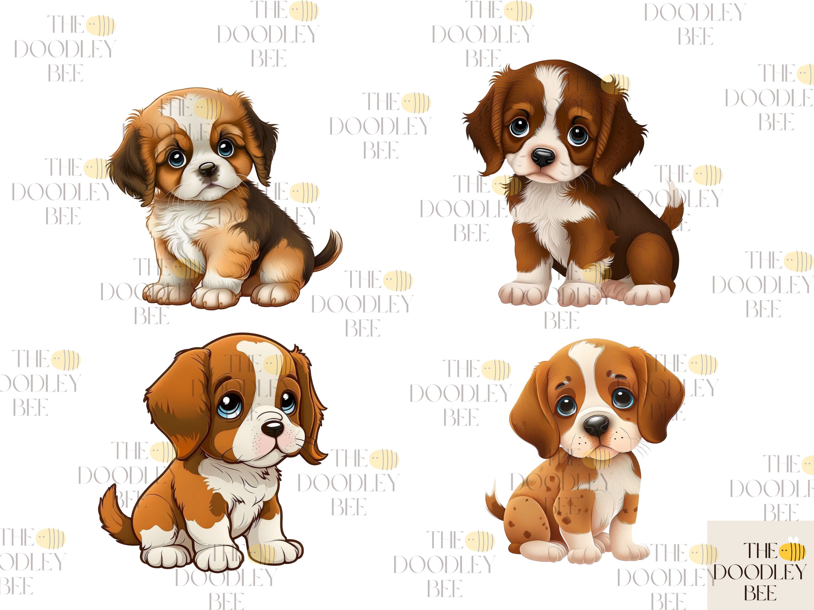 22 Cute Puppy Clipart Cute Dog Clipart Puppy Clip Art - Etsy