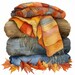 Cozy Fall Blanket Clipart 12 PNG Bundle, Hello Fall Png Designs ...
