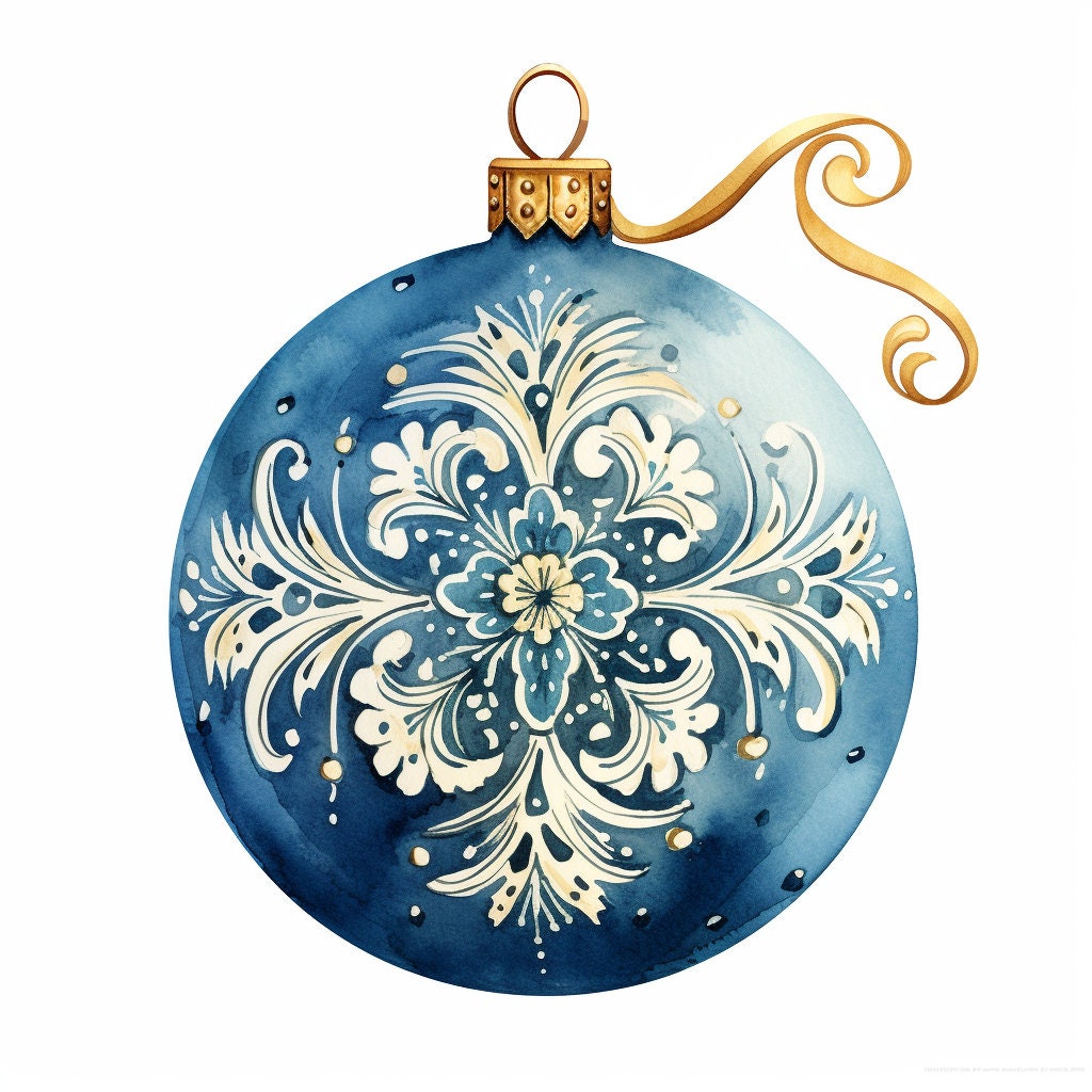 Watercolor Christmas Clipart PNG Bundle Santa Clause Rain - Etsy