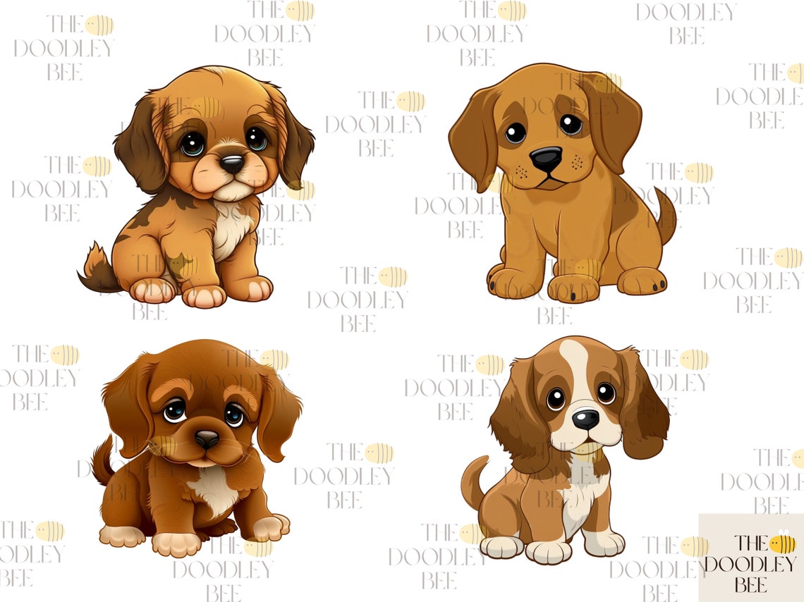22 Cute Puppy Clipart Cute Dog Clipart Puppy Clip Art - Etsy