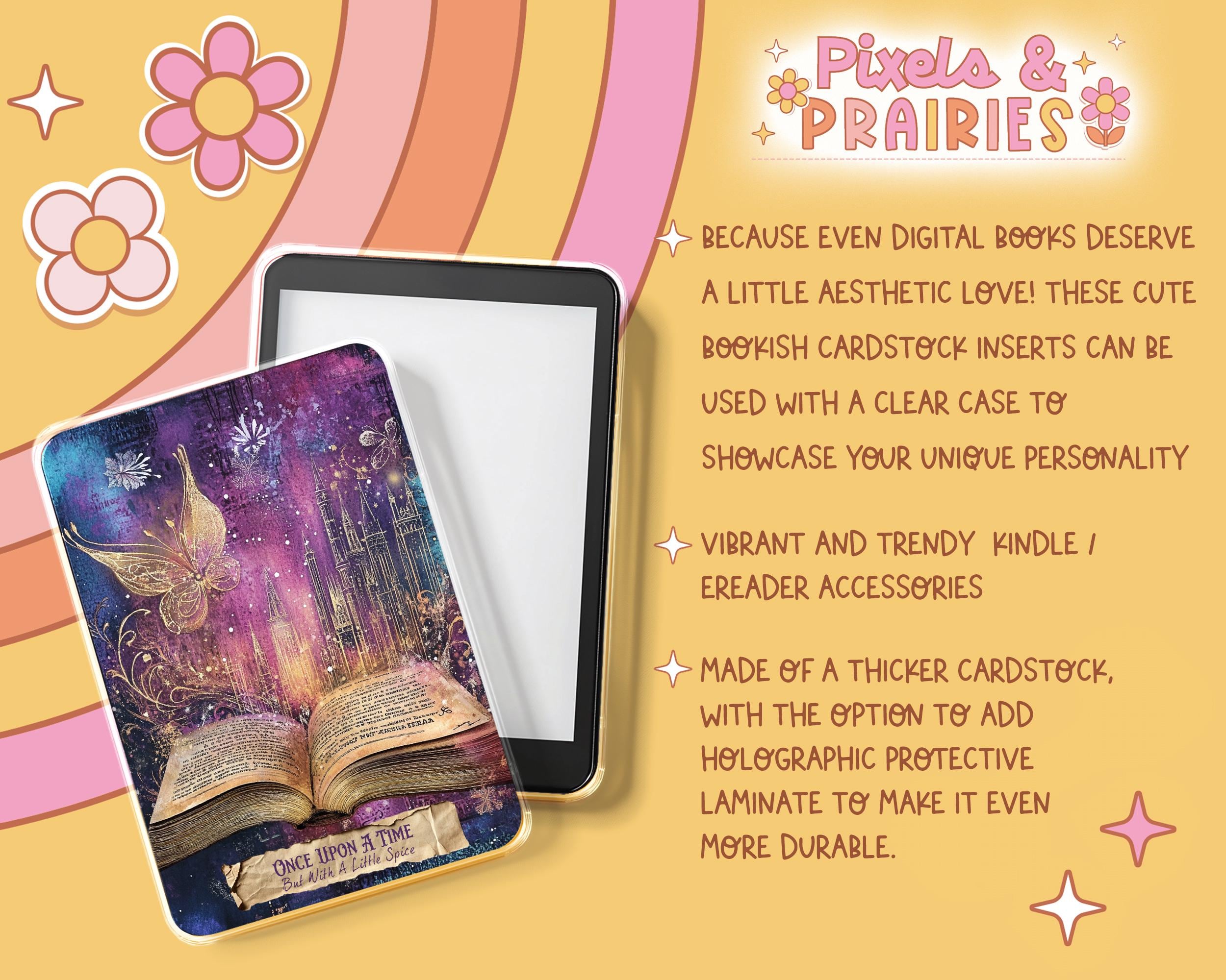 Kindle Case Insert, Fantasy Glitter Laminated E-reader Sticker ...