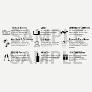 Auction Wish List Flyer | Fundraiser Donation Request (canva Editable ...