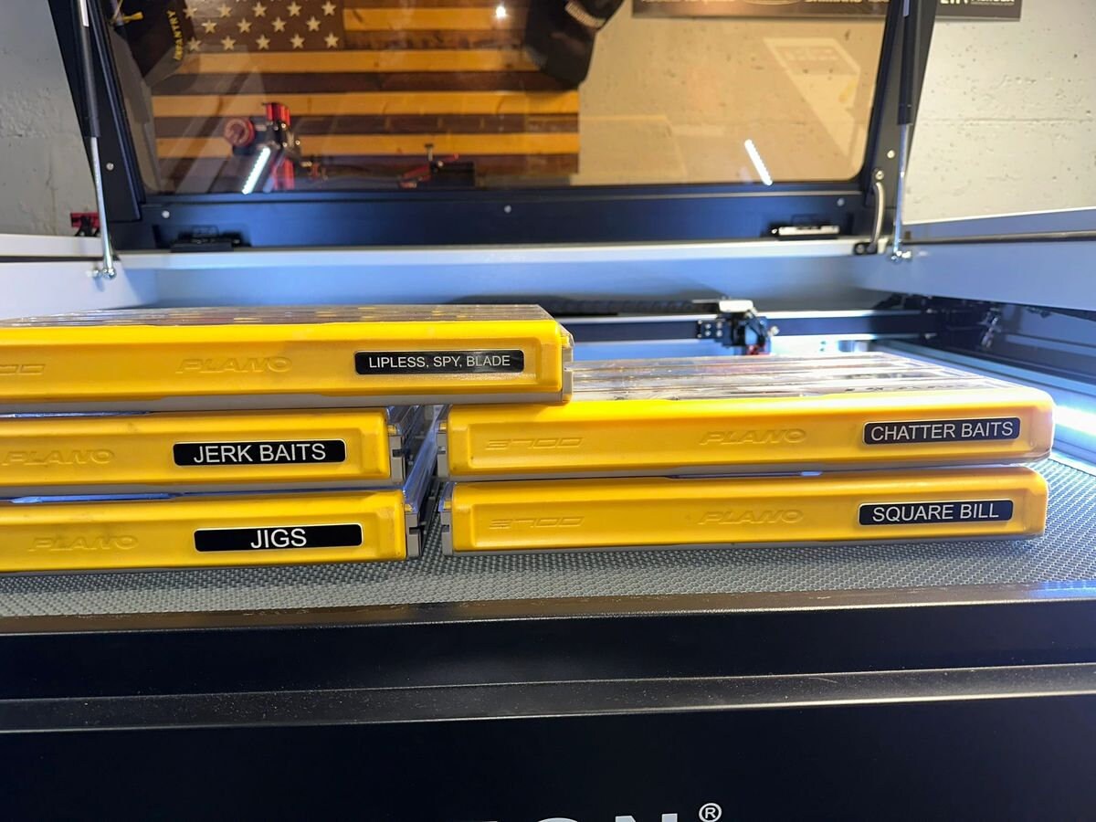 Set of 8 Tackle Tags, Tackle Box Labels and Organization, Tackle ...